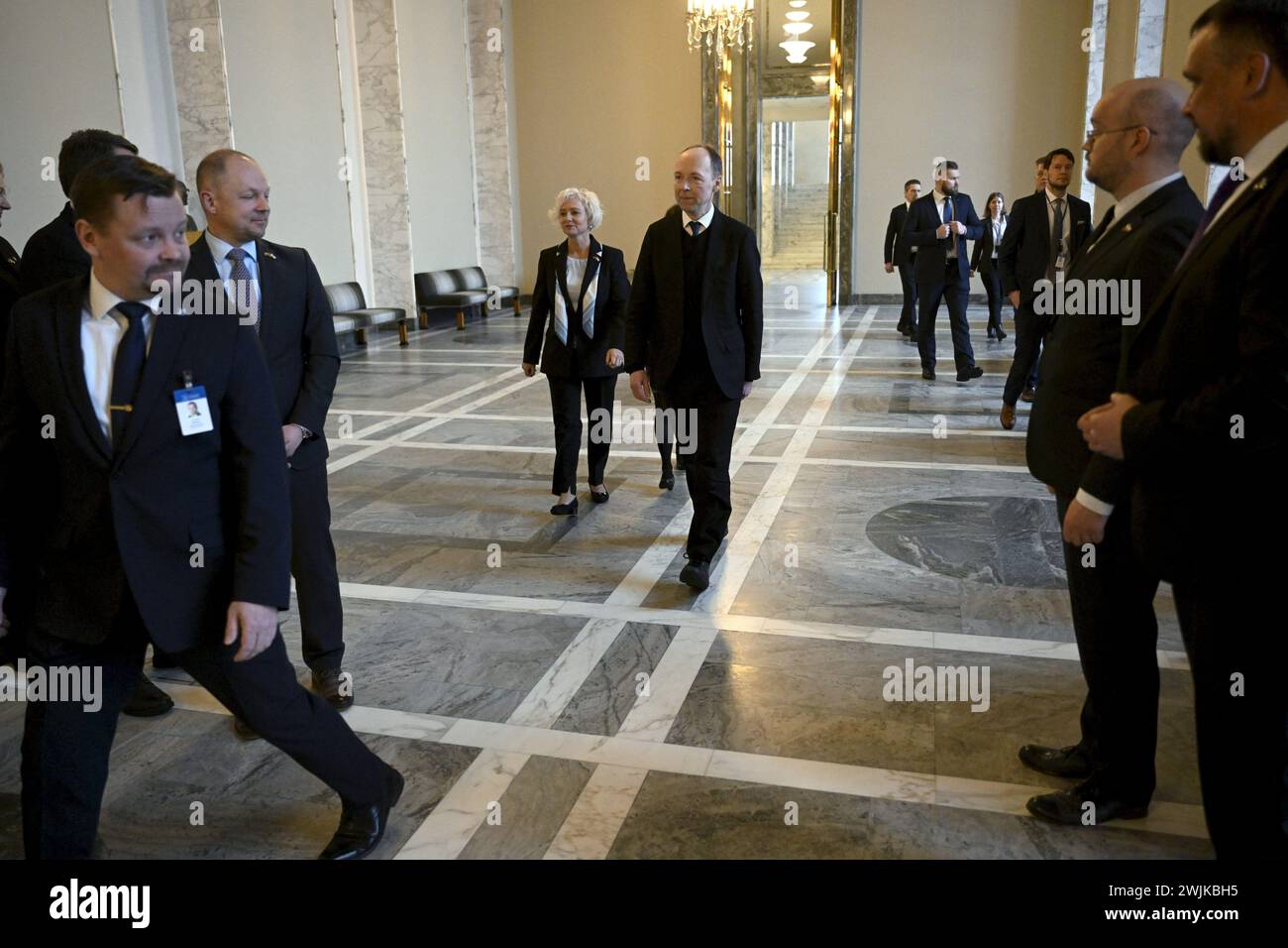 Helsinki, Finland. 16th Feb, 2024. The Speaker of the Finnish ...
