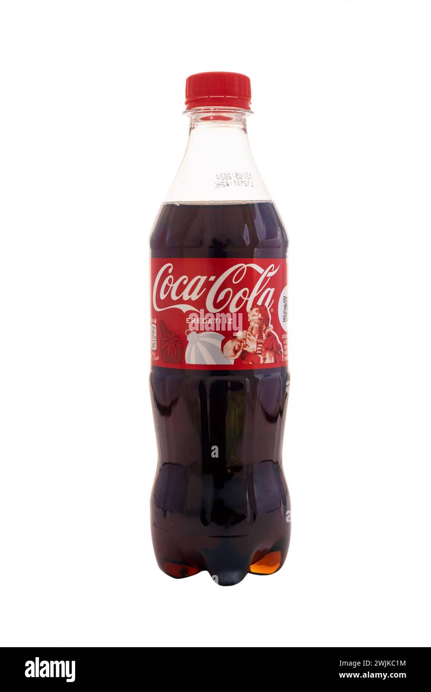 bottle of hungarian festive christmas special edition coca cola cut out ...