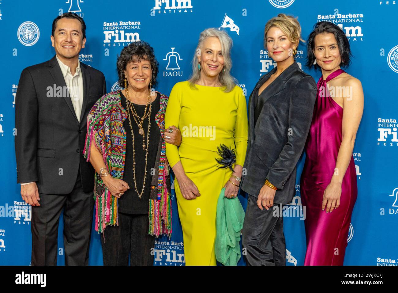 Red carpet arrivals: (l-r) David Guerra, Alejandra Flores, Jane ...