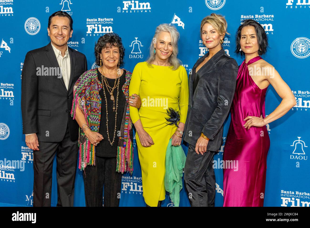 Red carpet arrivals: (l-r) David Guerra, Alejandra Flores, Jane ...