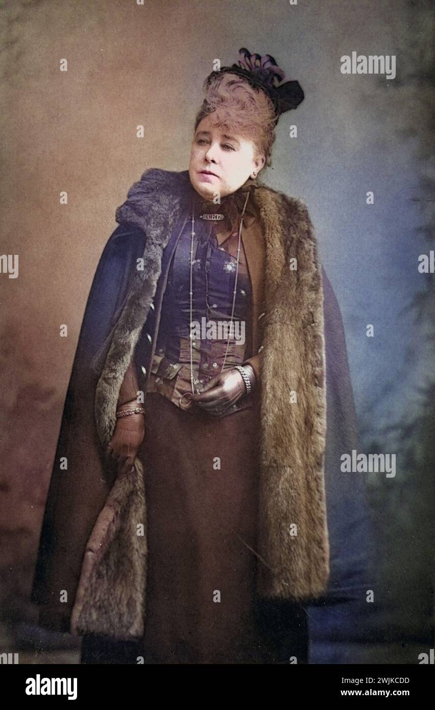 Mrs Bancroft (geborene Marie Wilton - 1840-1921) Englische ...