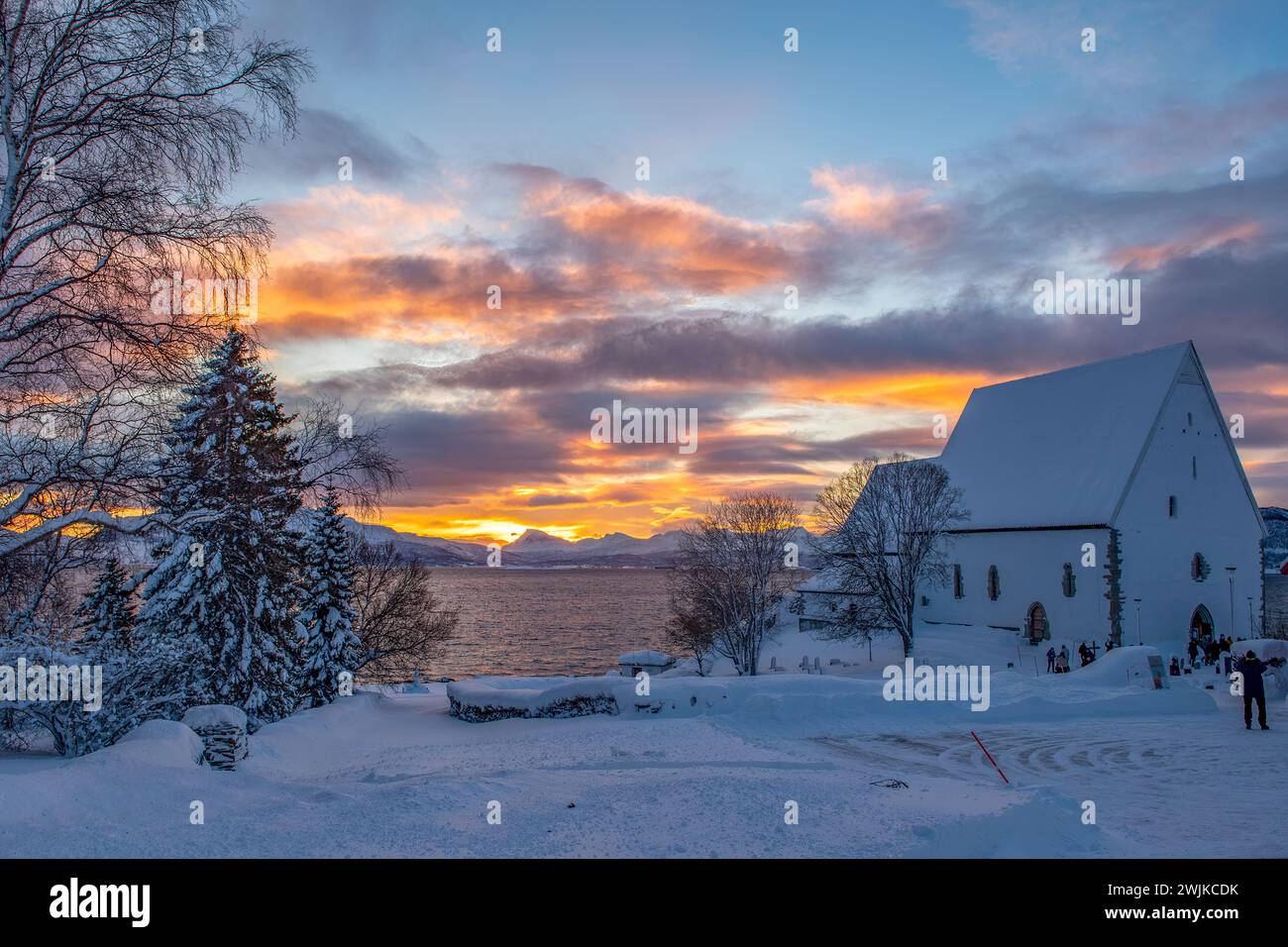 Trondenes church hi-res stock photography and images - Alamy