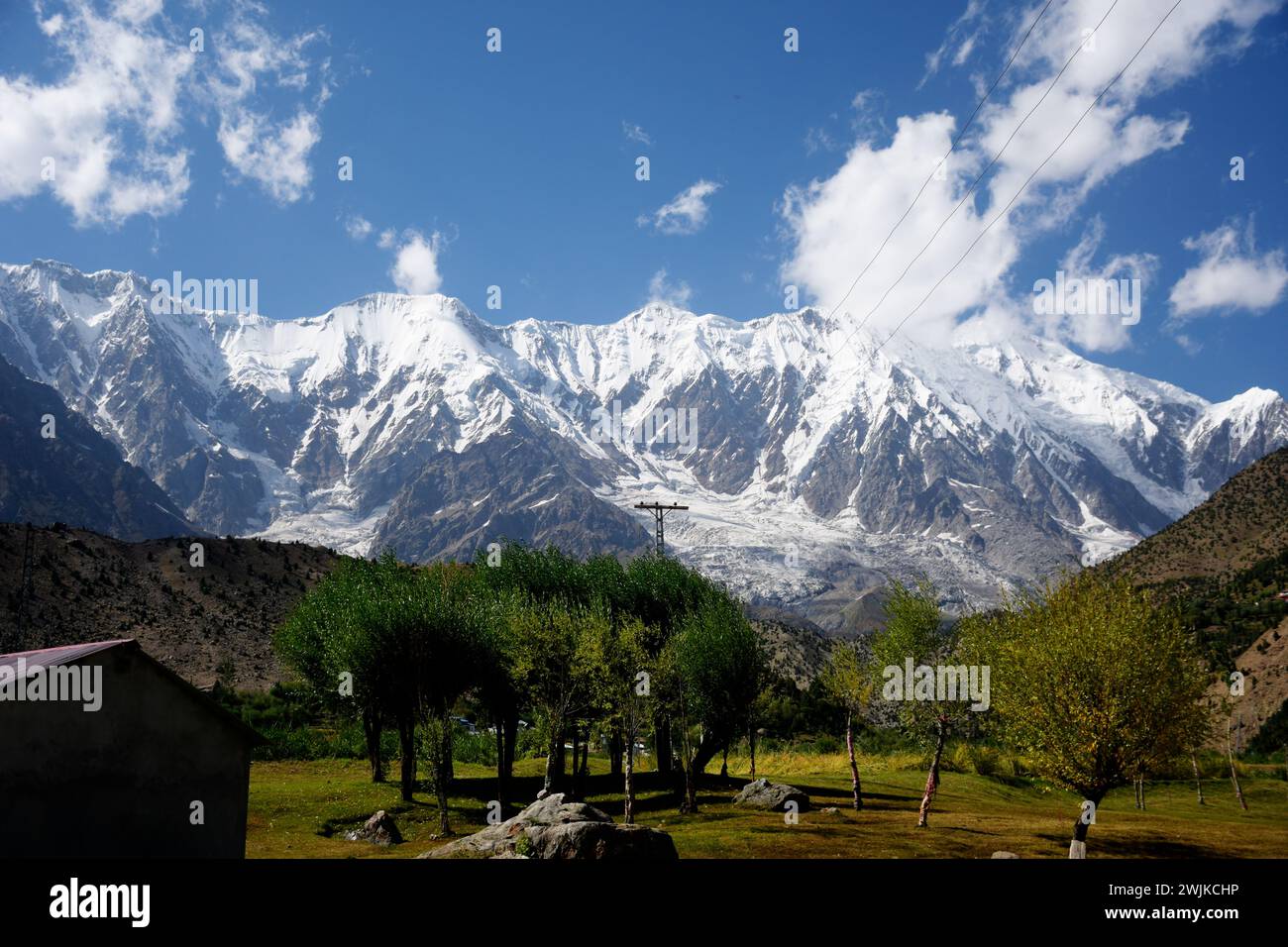 Nanga Parbat Mountain Landscape in Winters Stock Photo - Alamy