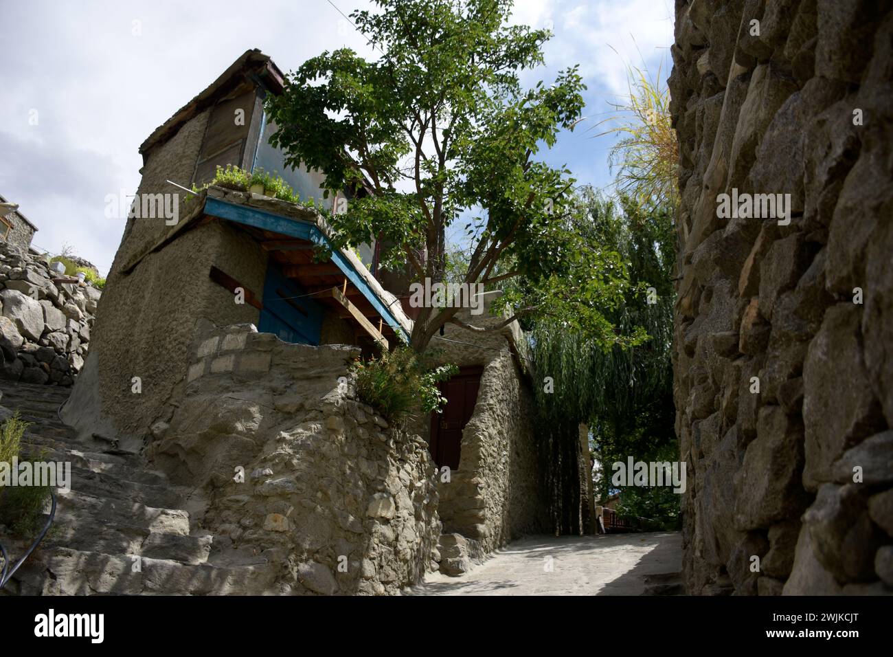 Hunza Street View Stock Photo - Alamy