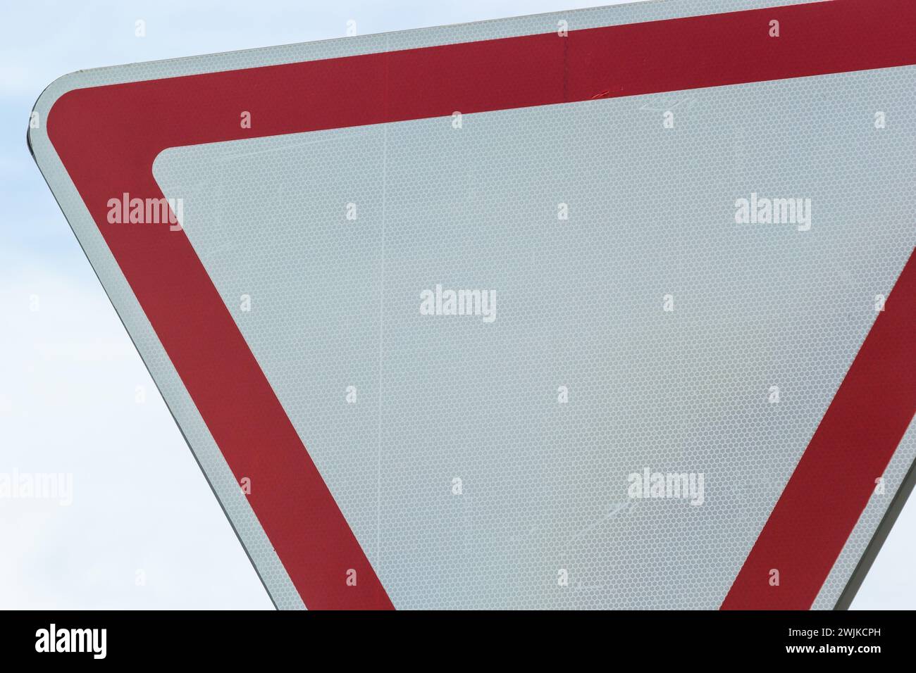 Empty red triangle hi-res stock photography and images - Alamy