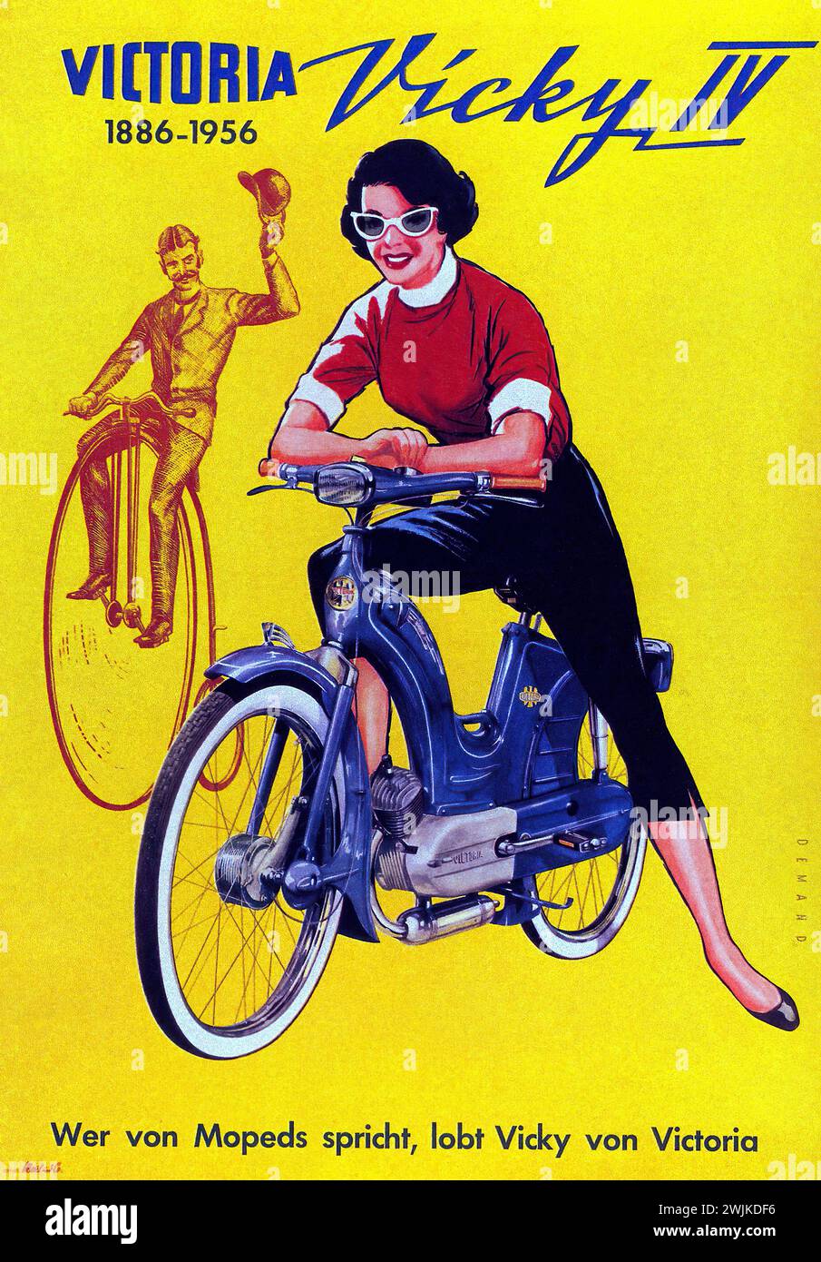 "Victoria Vicky IV 1886-1956 Wer von Mopeds spricht, lobt Vicky von ...