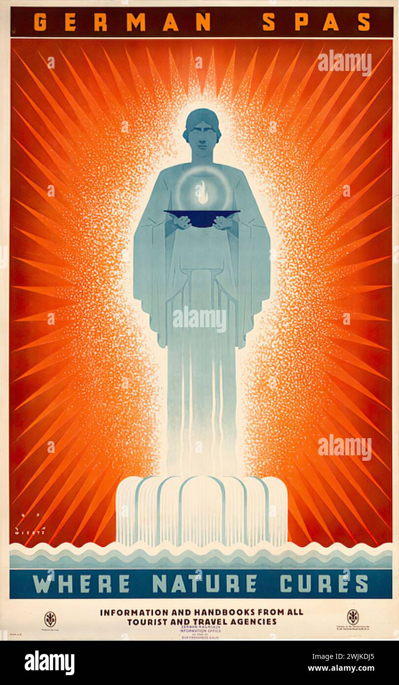 "GERMAN SPAS WHERE NATURE CURES INFORMATION AND HANDBOOKS FROM ALL ...