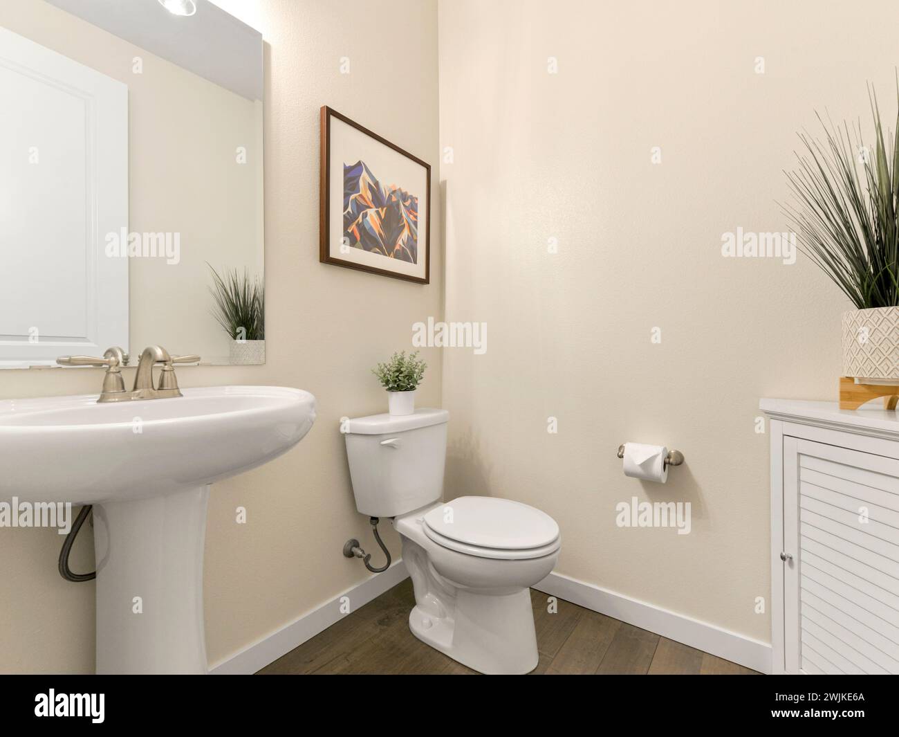 Modern residential bathroom interior Stock Photo - Alamy