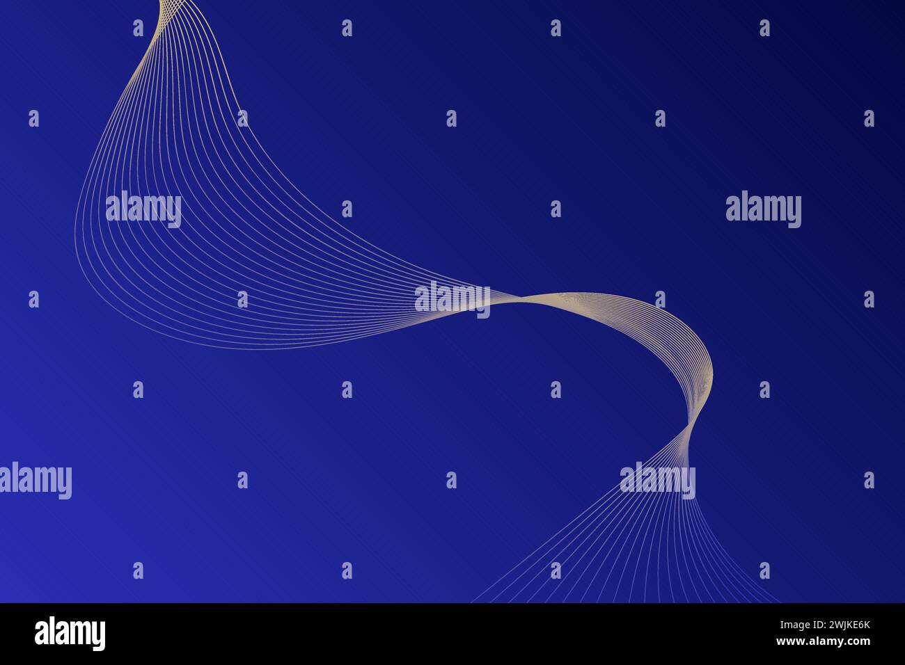 A photo featuring a blue background with distinct white wavy lines ...