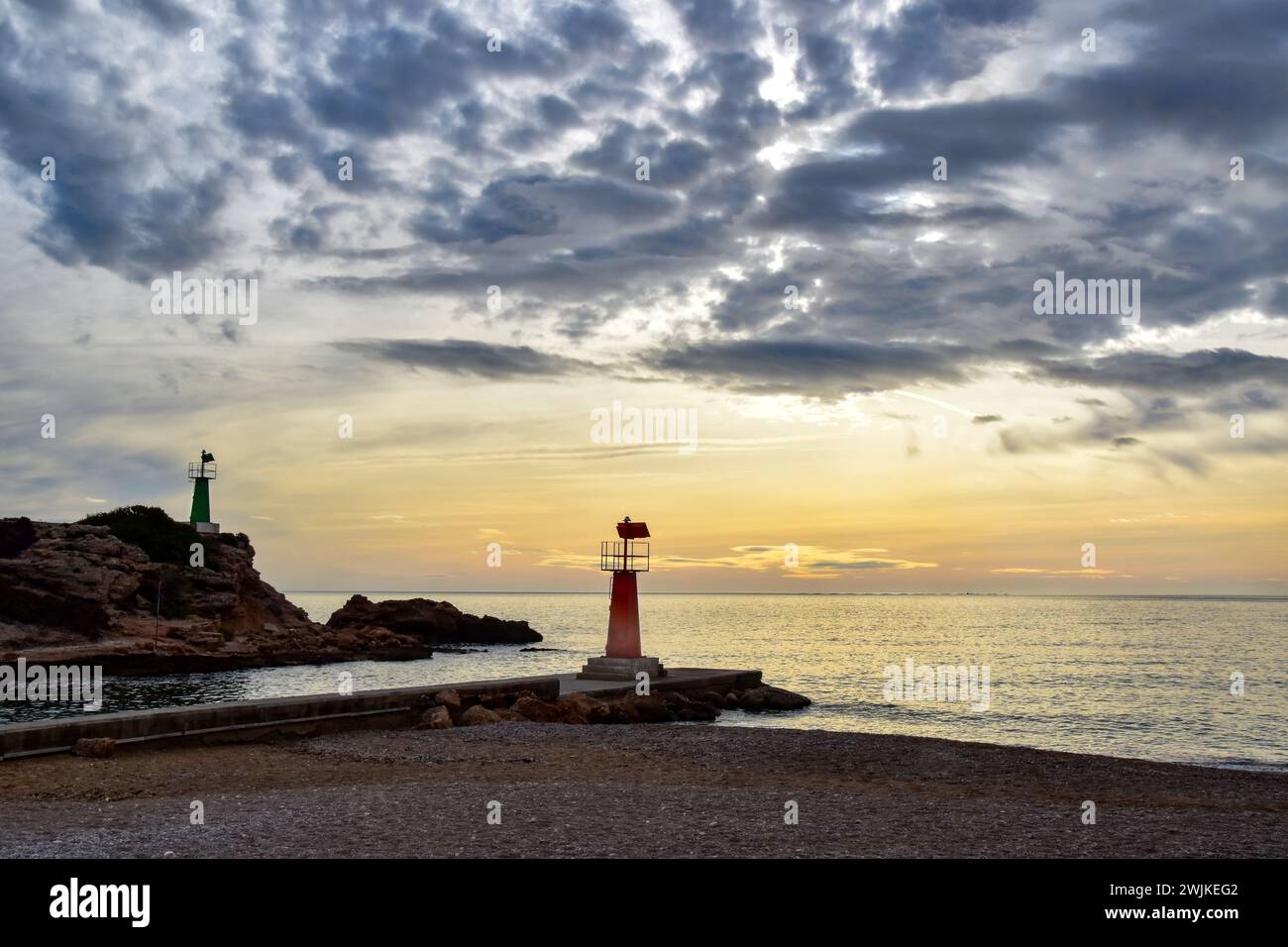Gran Recorrido GR 92, Costa Dorado, Spain Stock Photo - Alamy