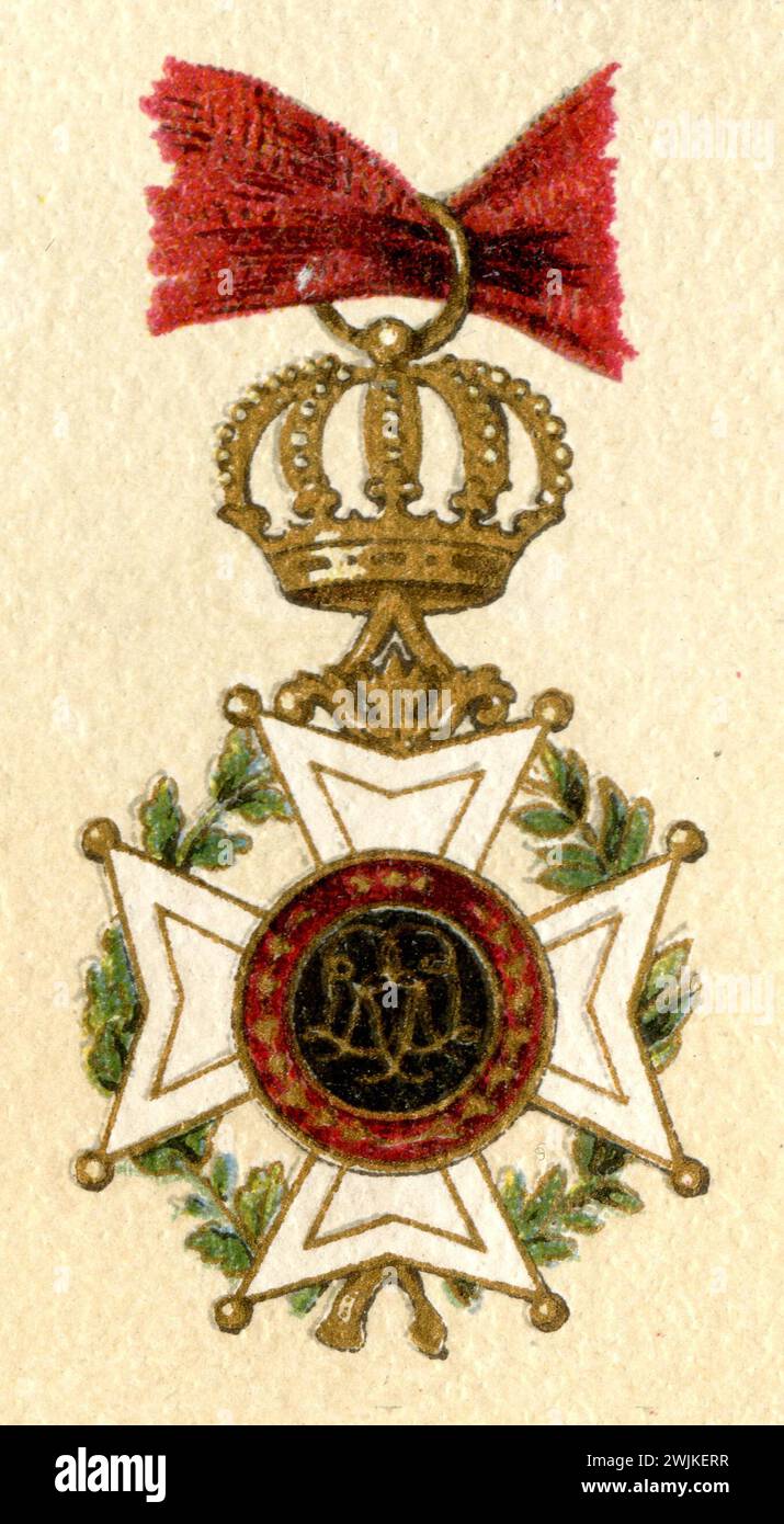 Order of Leopold I, Belgium , (encyclopedia, 1888), Orden Leopolds I ...