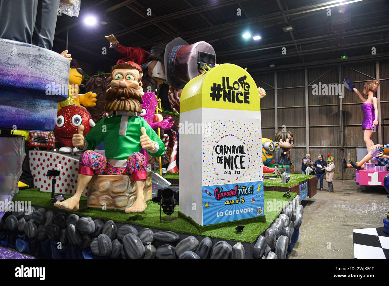 Final preparations are underway for the upcoming Nice Carnival at the ...