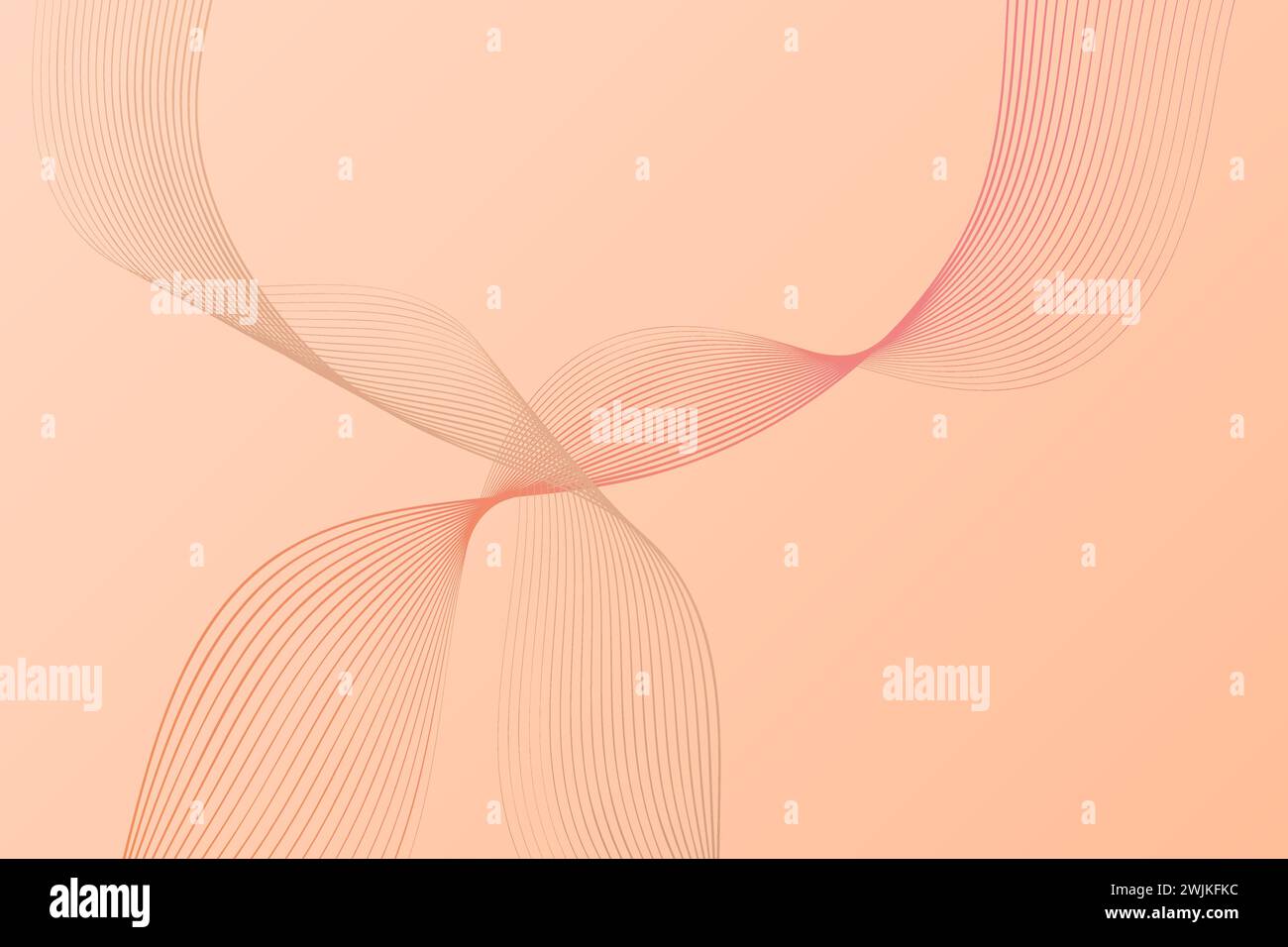 Pink background with a simple yet elegant curved design that adds ...