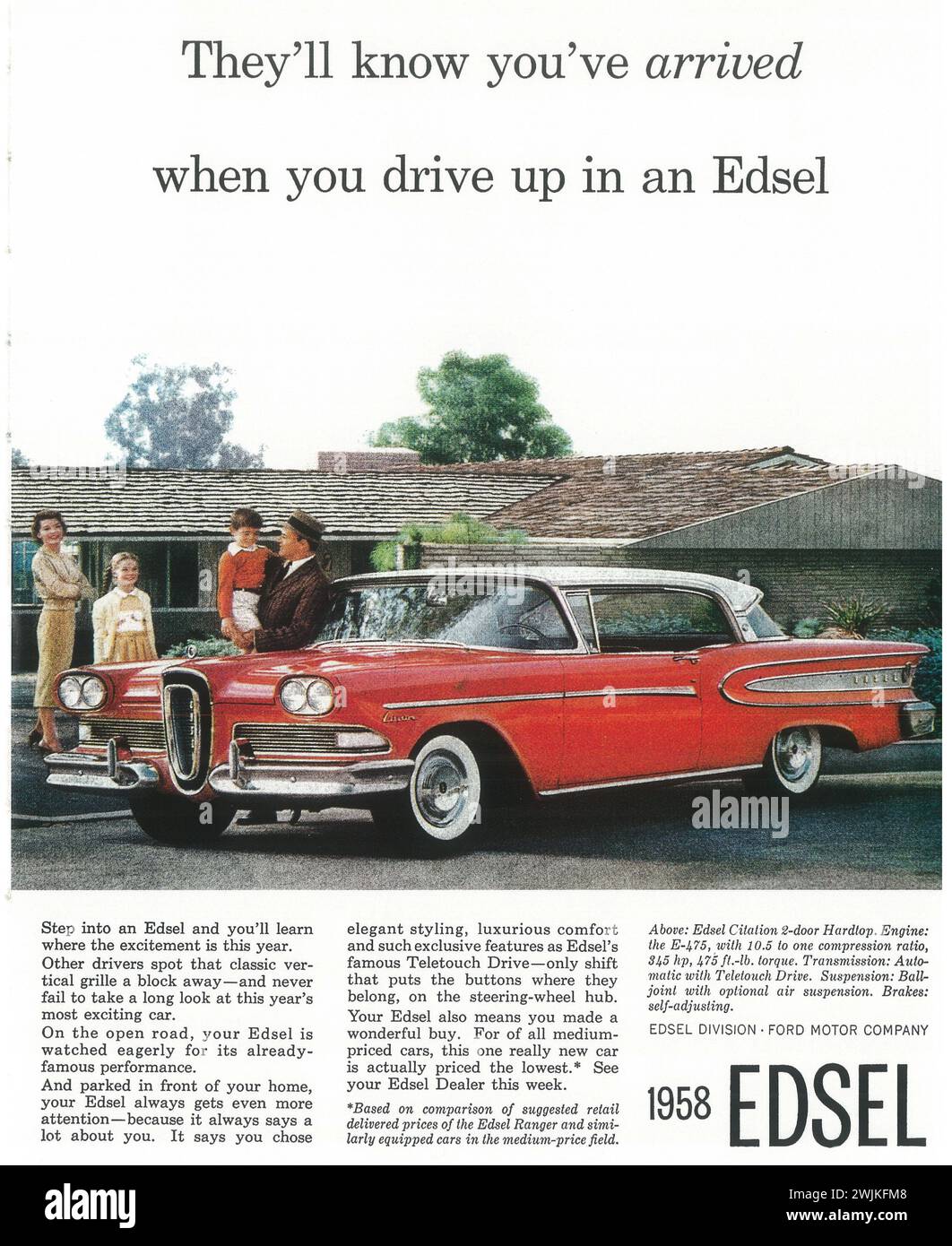 50s advertising family hi-res stock photography and images - Alamy
