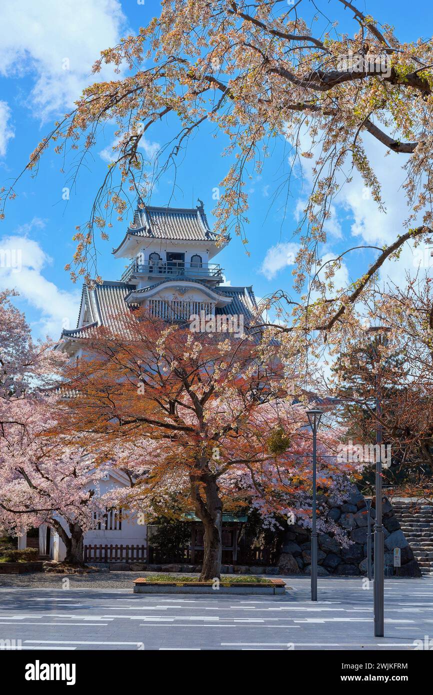 Shiga, Japan - April 3 2023: Nagahama Castle built by feudal lord ...