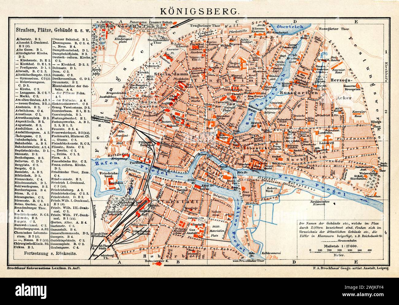 Plan de konigsberg hi-res stock photography and images - Alamy