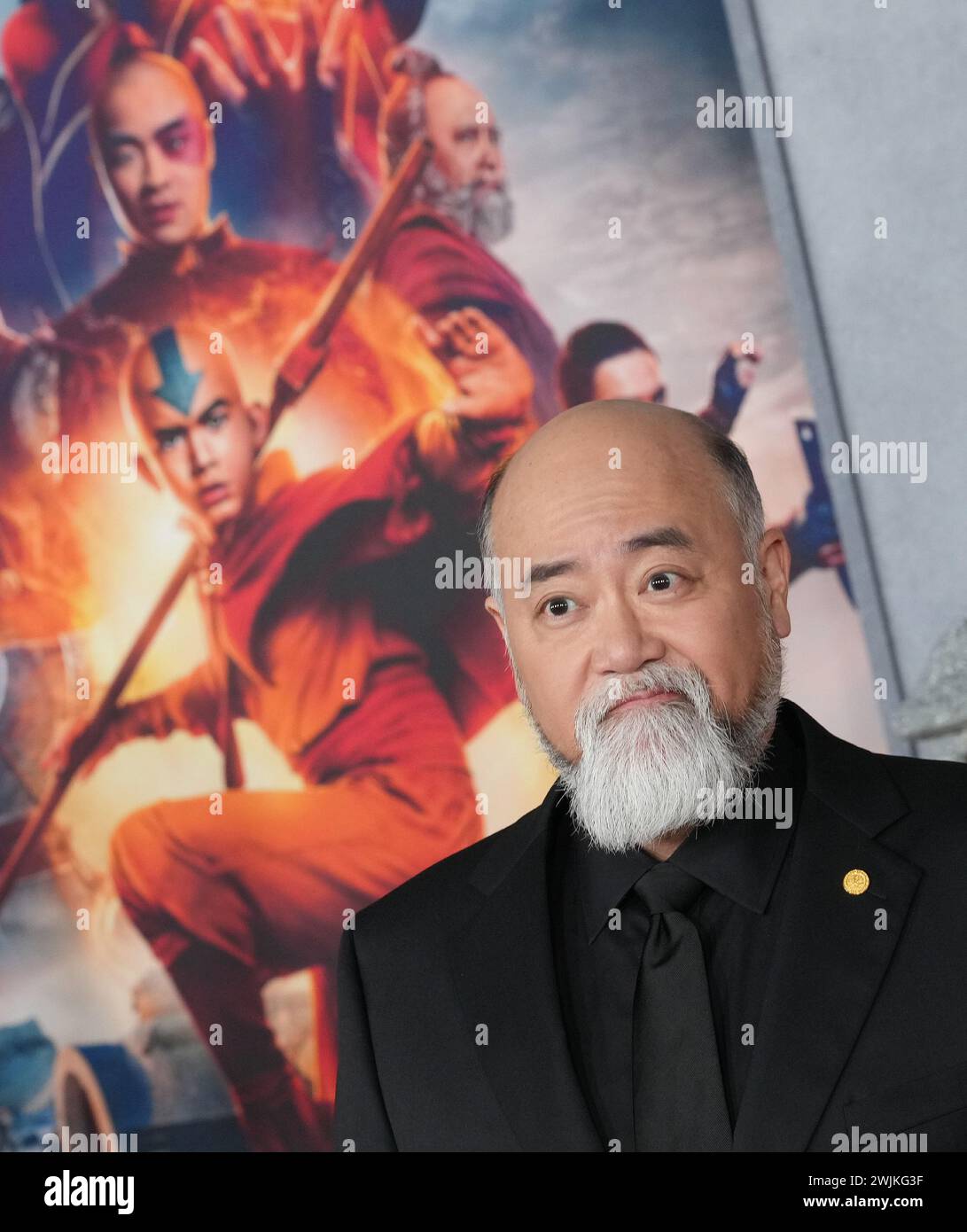 Los Angeles, USA. 15th Feb, 2024. Paul Sun-Hyung Lee arrives at the Netflix's AVATAR: THE LAST ...