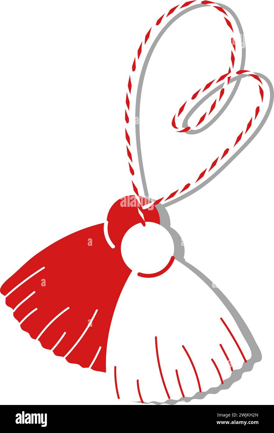 Martisor traditional symbol of spring vector illustration Stock Vector ...