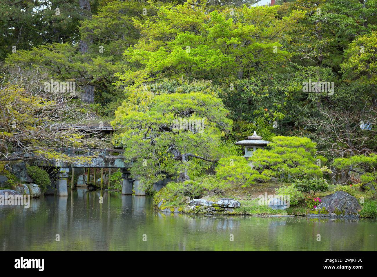 Kyoto, Japan - April 8 2023: Kyoto Imperial Palace was the residence of ...