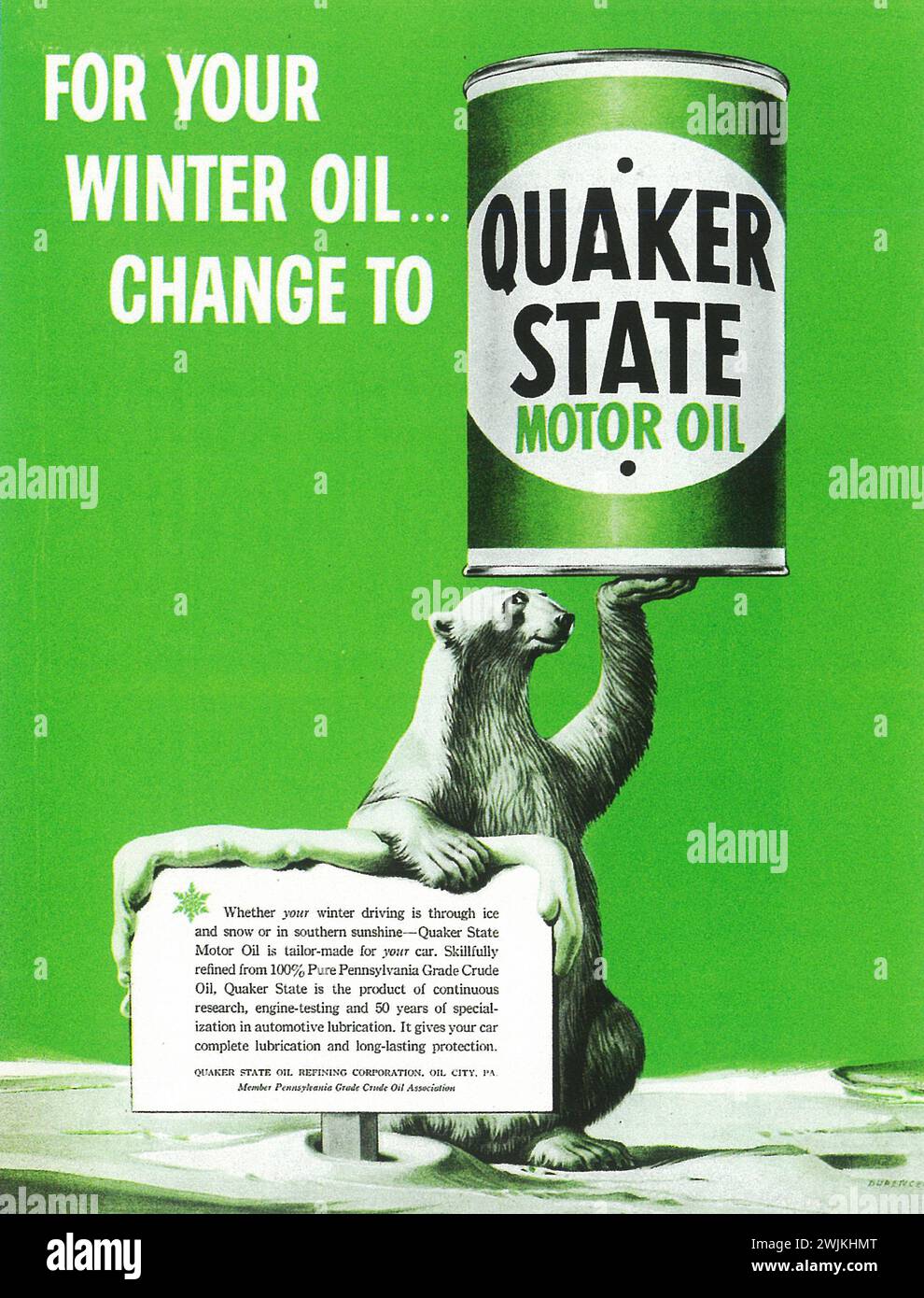 1950s motor oil hi-res stock photography and images - Alamy