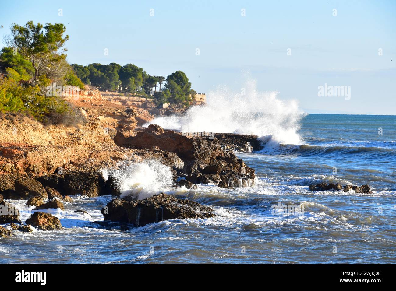Gran Recorrido GR 92, Costa Dorada, Spain Stock Photo - Alamy