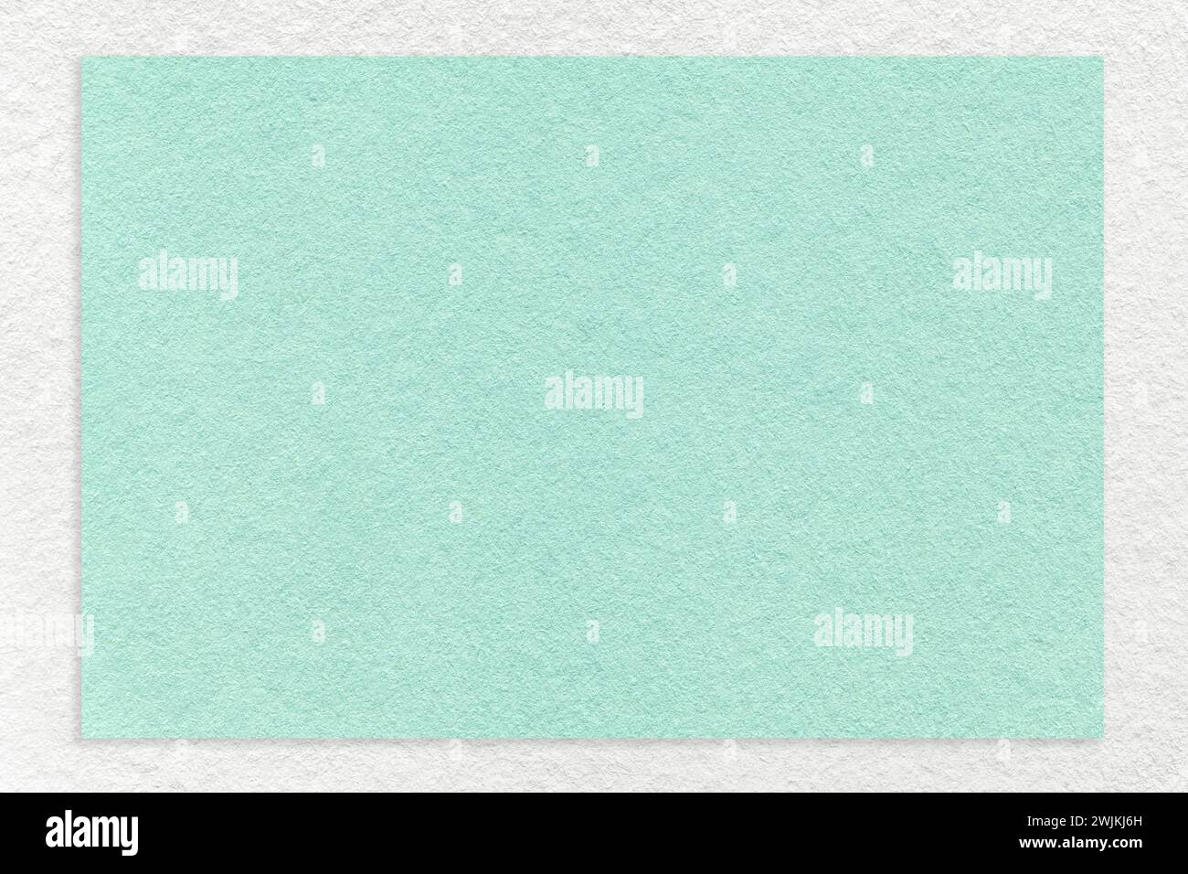 Texture of craft light cyan color paper background with white border ...