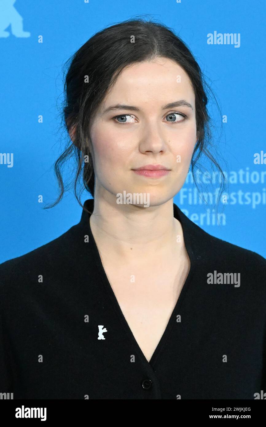 Zara Devlin attends the photocall for "Small Things Like These" during the 74th Berlin ...