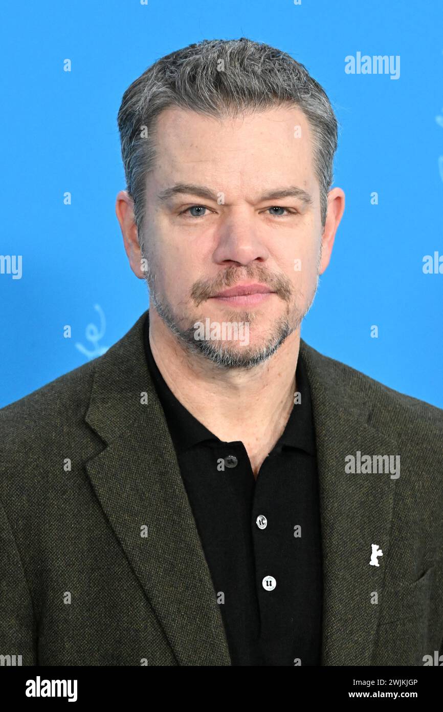 Matt Damon attends the photocall for "Small Things Like These" during ...