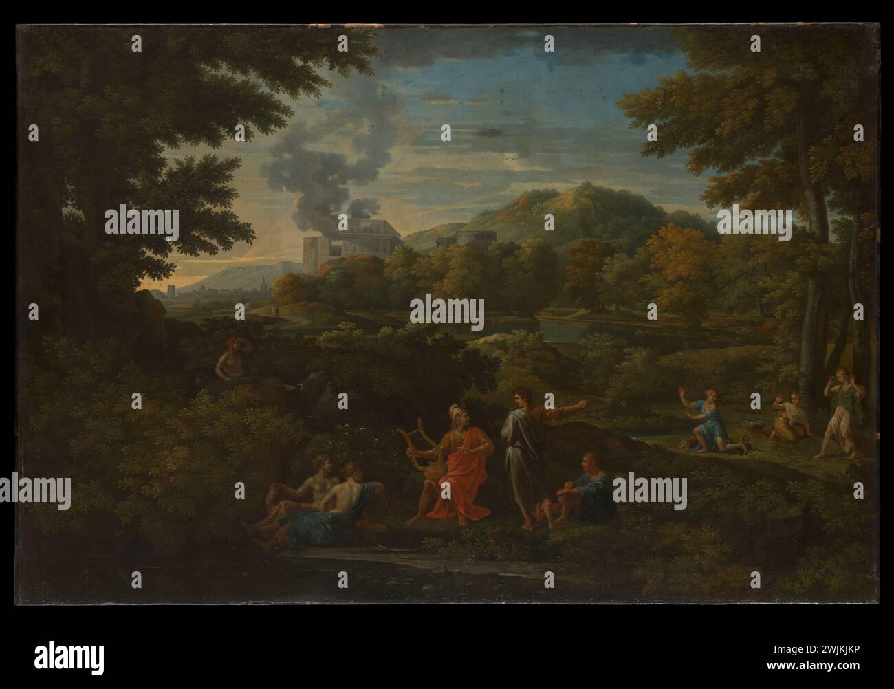 Orpheus and Eurydice Nicolas Poussin Stock Photo - Alamy