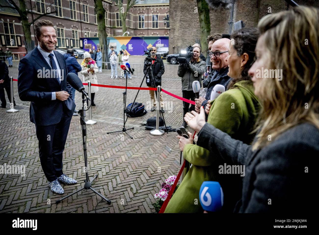 THE HAGUE - Outgoing minister Hugo De Jonge at the Binnenhof. The ...