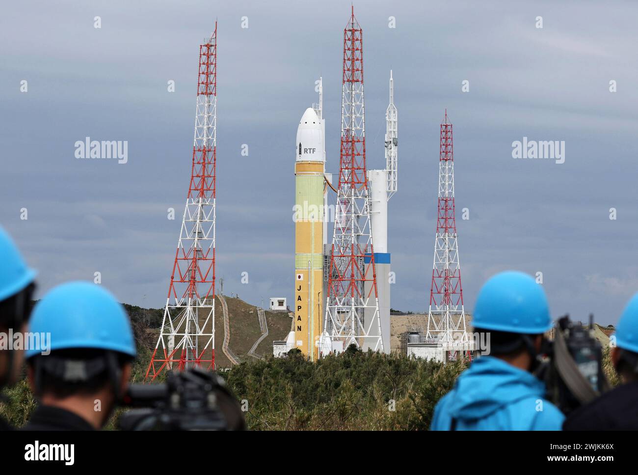 Japan Aerospace Exploration Agency (JAXA) transports the H3 rocket to ...