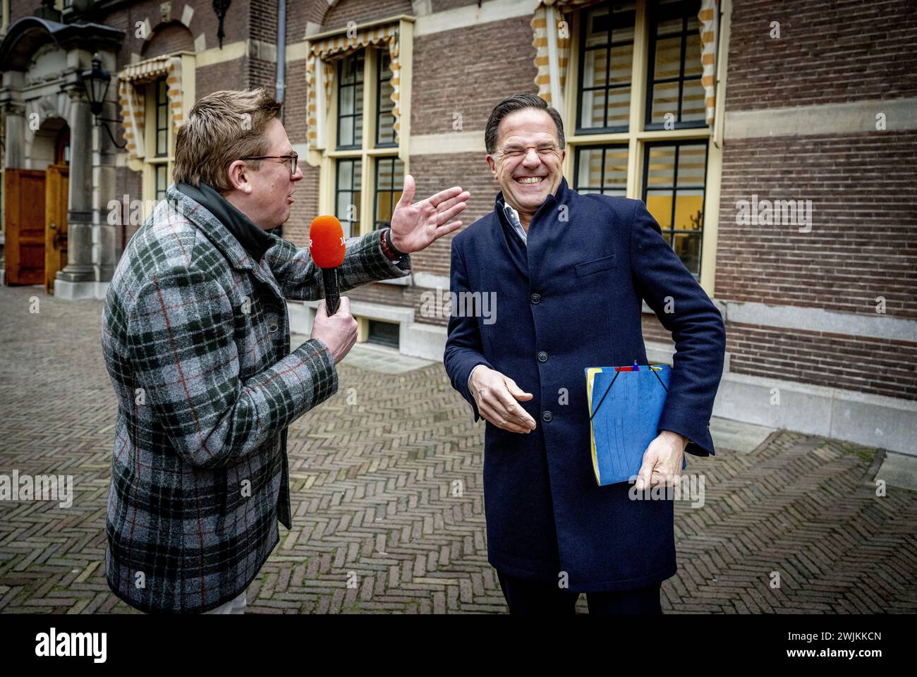 THE HAGUE - Outgoing Prime Minister Mark Rutte at the Binnenhof. The ...