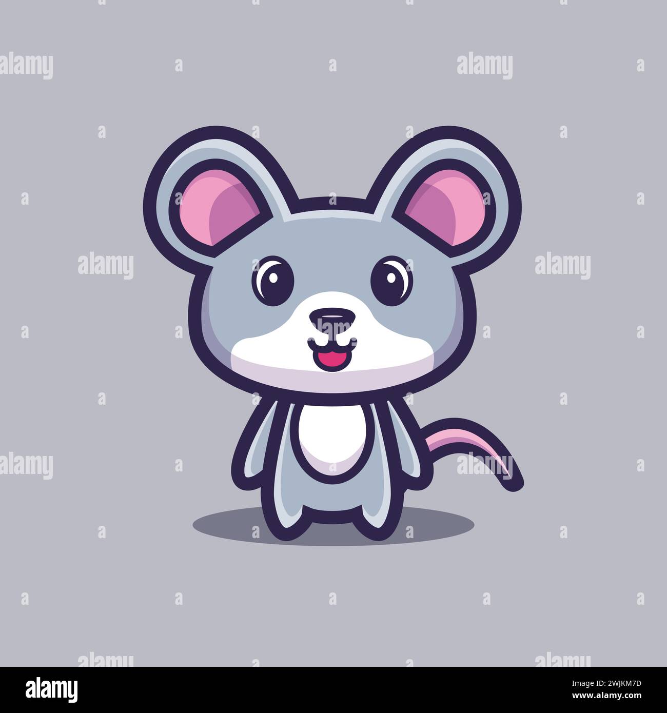 art illustration design concept mascot symbol icon animal of mouse ...