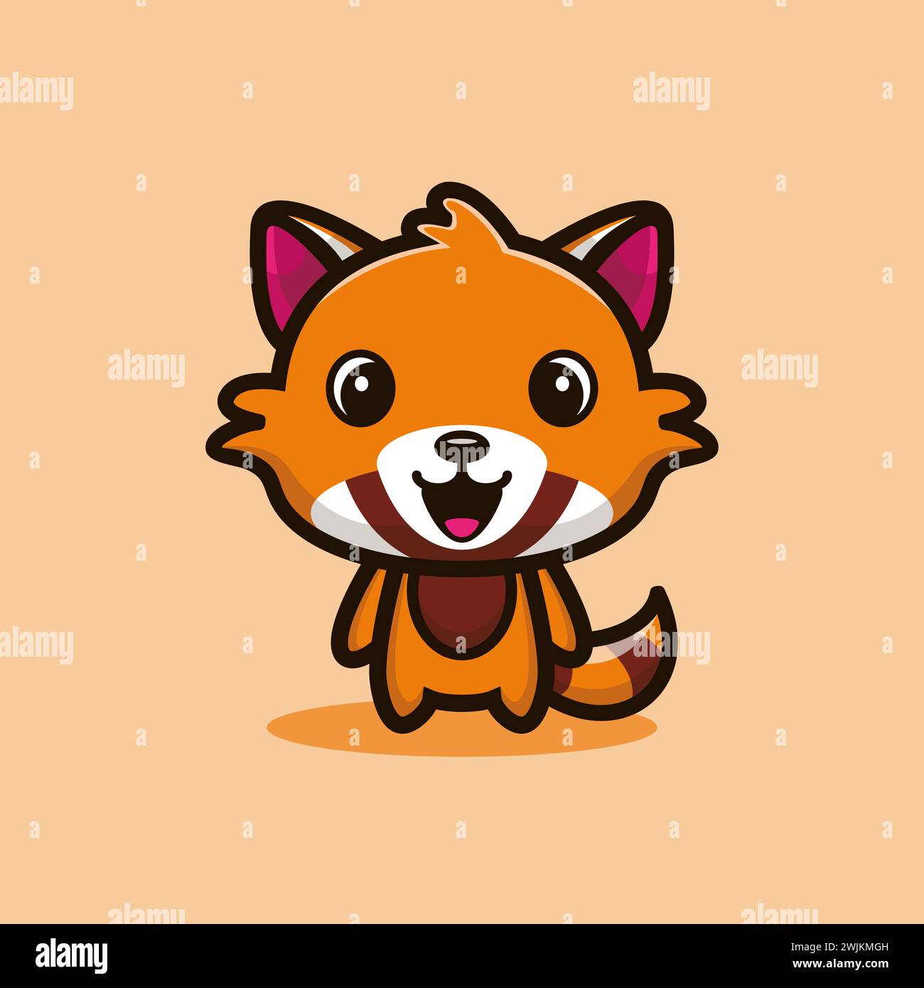 Funny weasel cartoon Stock Vector Images - Alamy