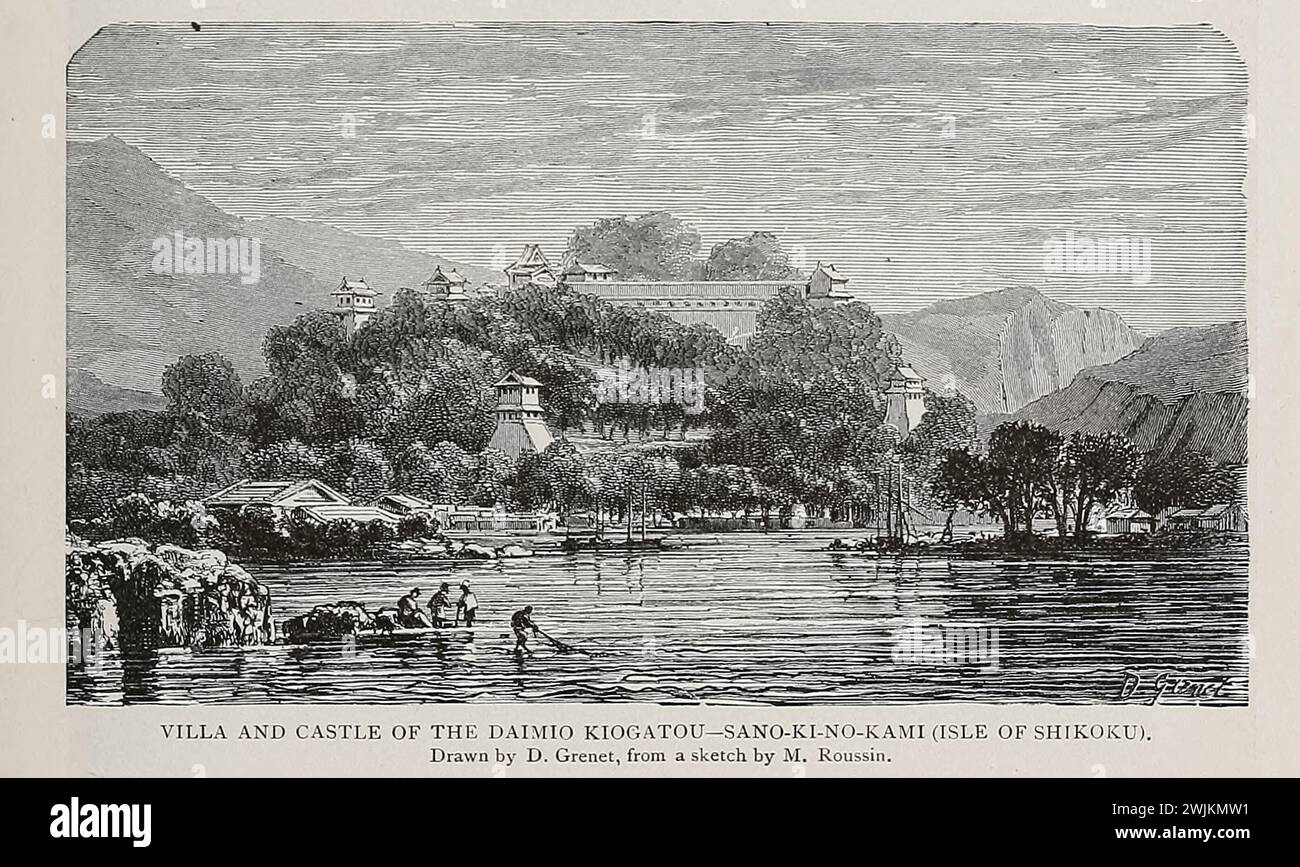 VILLA AND CASTLE OF THE Daimio Kiogatou Sano Ki No Kami (ISLE OF ...