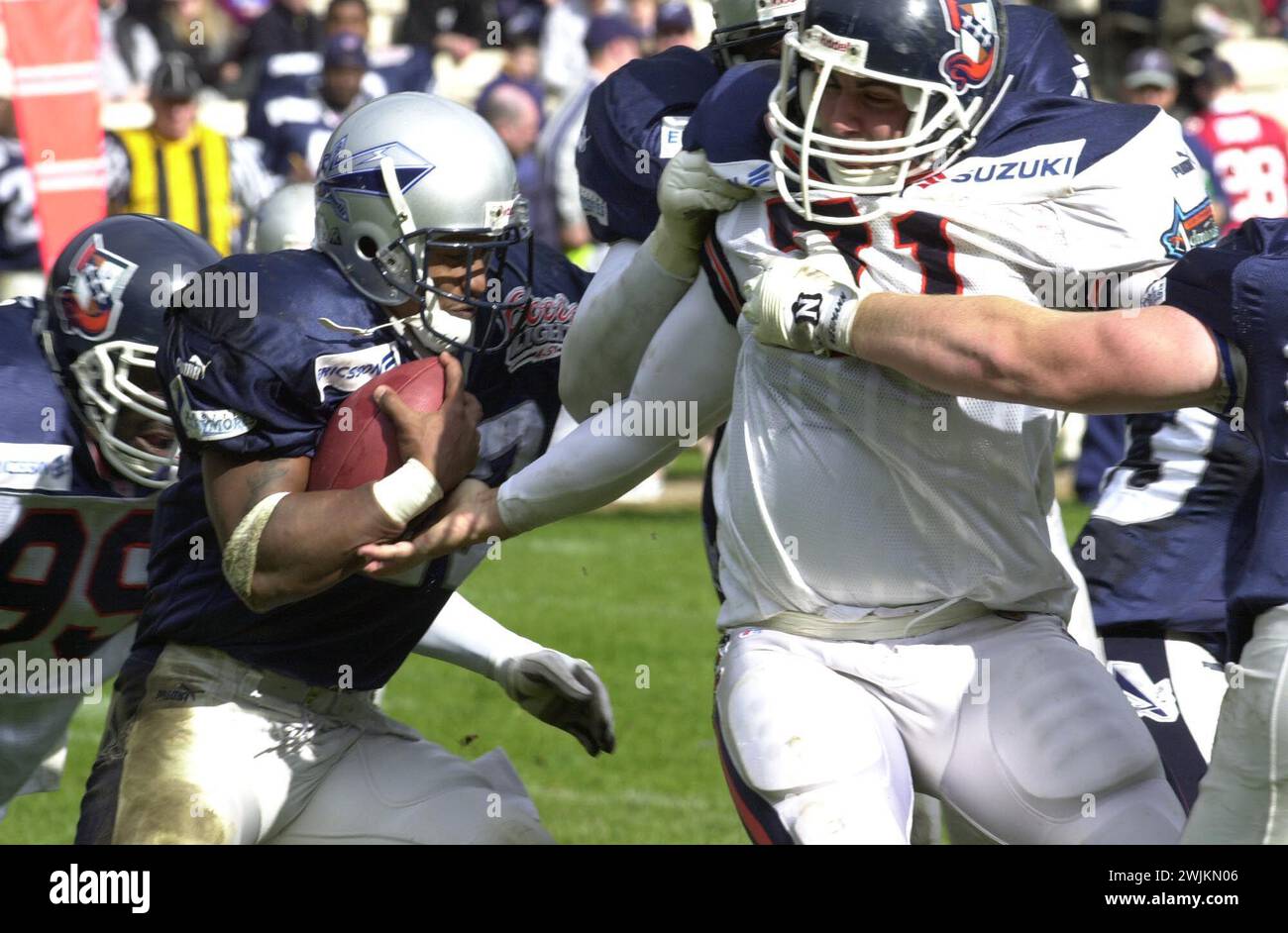 SCOTTISH CLAYMORES V AMSTERDAM ADMIRALS, MURRAYFIELD, 16/4/00 ...