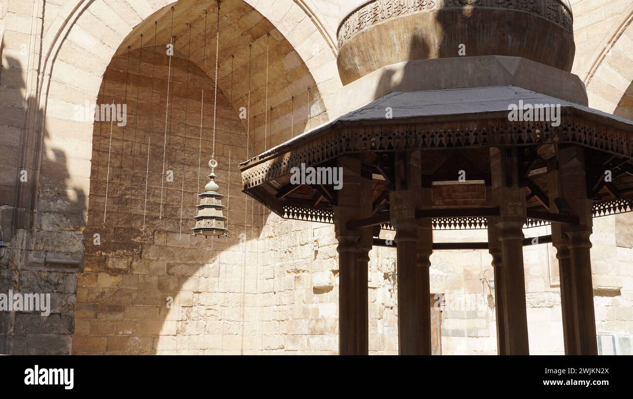 Inside Old Cairo Mosque Stock Photo - Alamy
