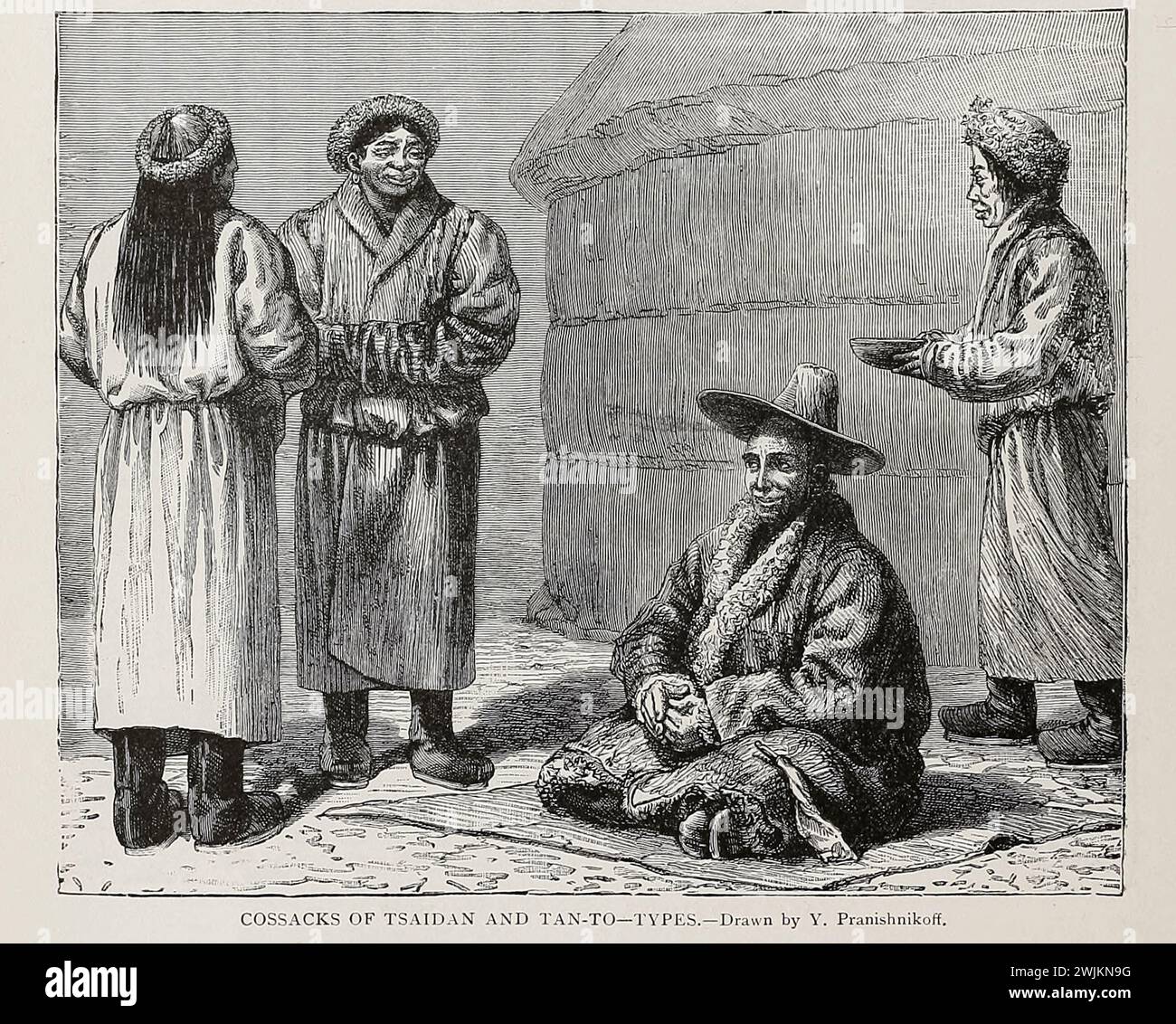 19th century cossacks in traditional dress hi-res stock photography and ...