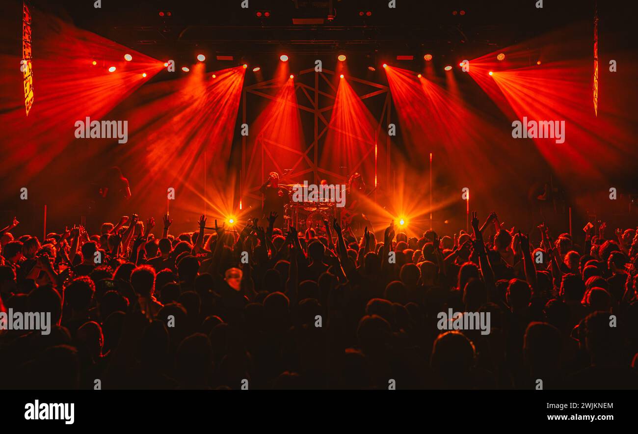 Copenhagen, Denmark. 15th Feb, 2024. The British progressive metal band ...