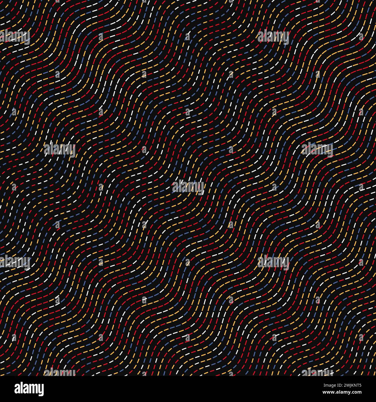 Abstract pattern design with a colourful flowing lines design Stock ...