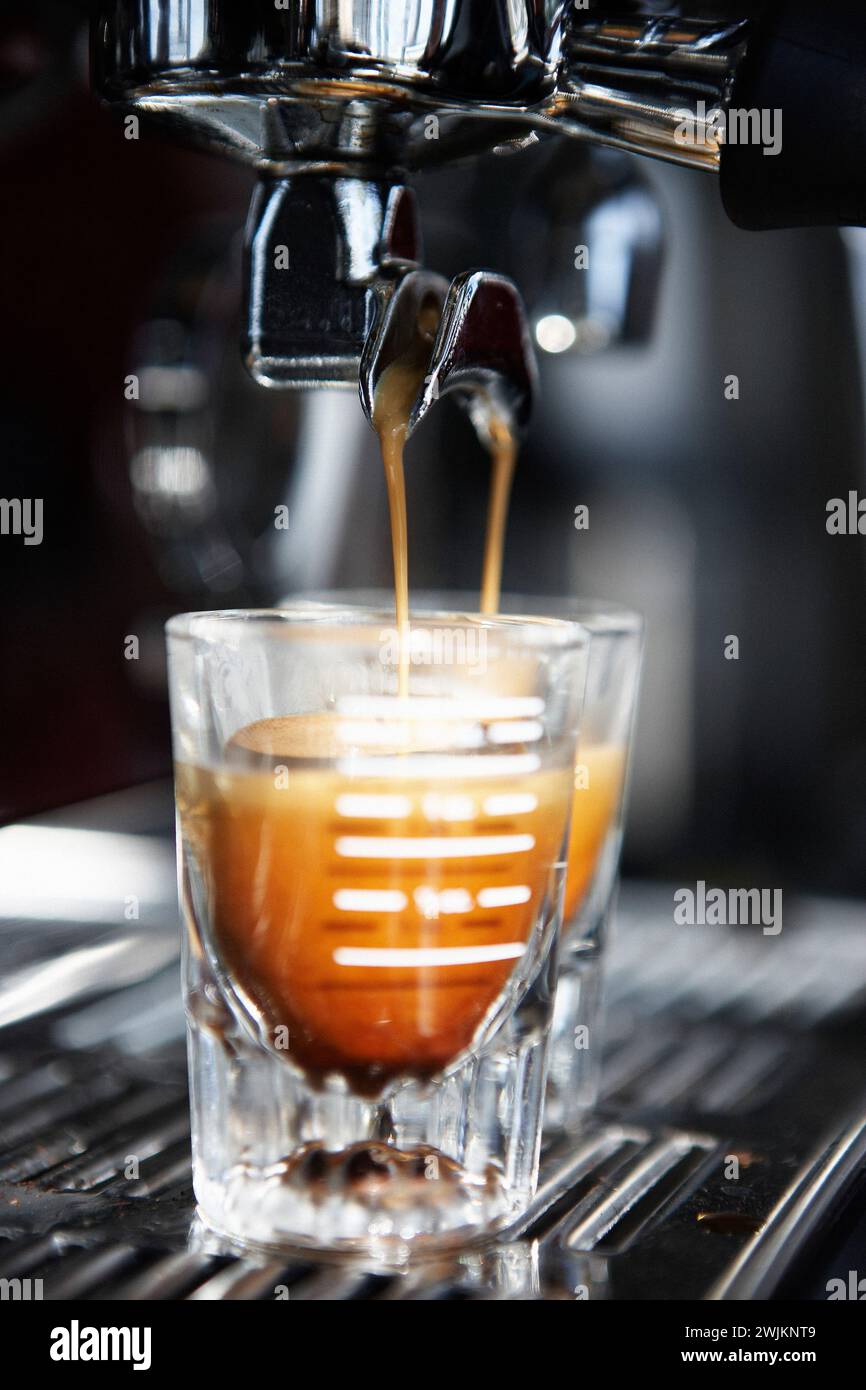 A close up of a espresso Stock Photo - Alamy