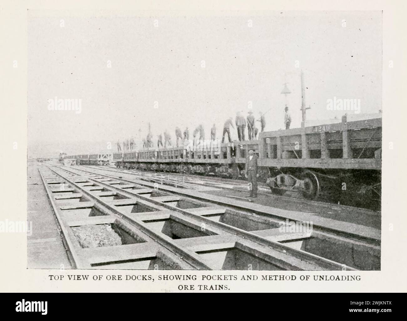 Railroad car unloading hi-res stock photography and images - Alamy