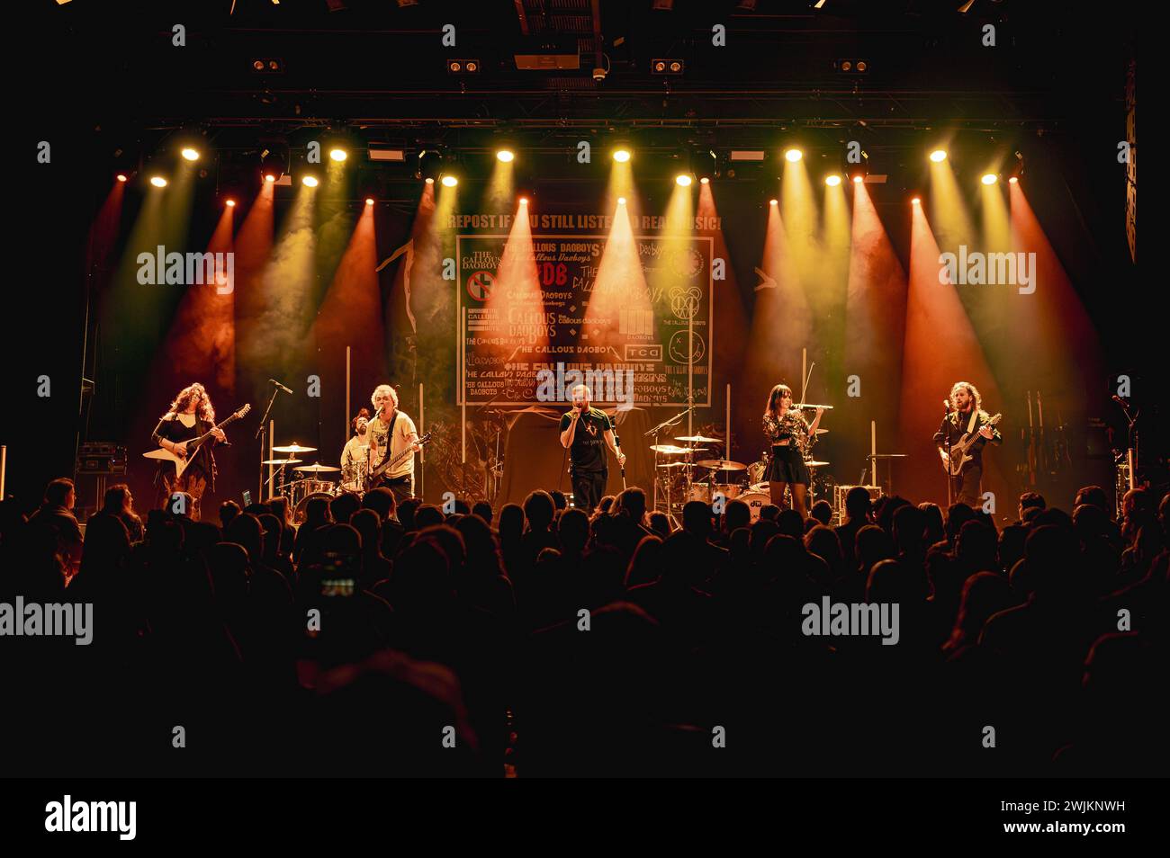 Copenhagen, Denmark. 15th Feb, 2024. The American mathcore band The ...