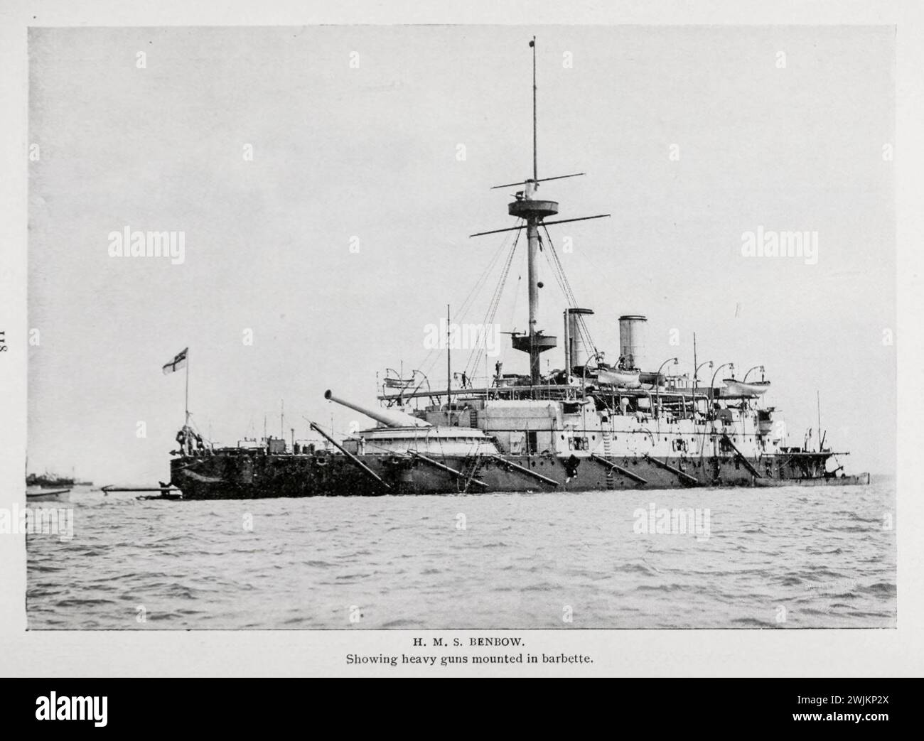 H. M. S. Benbow from the Article ERICSSON'S FIRST MONITOR AND THE LATER ...