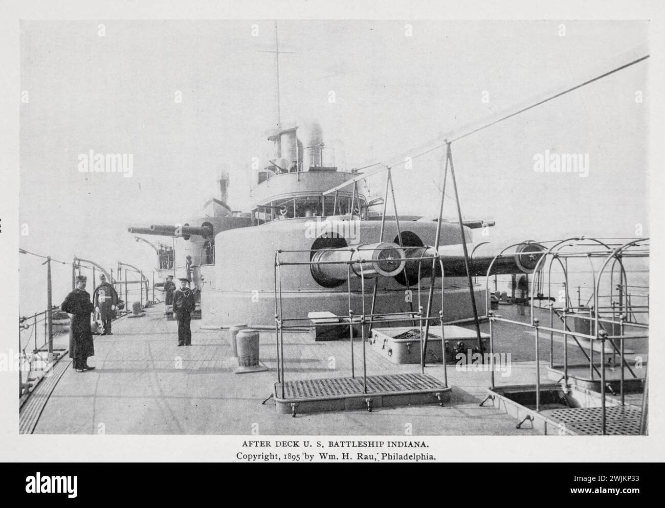 After Deck U.S. battleship Indiana from the Article ERICSSON'S FIRST ...