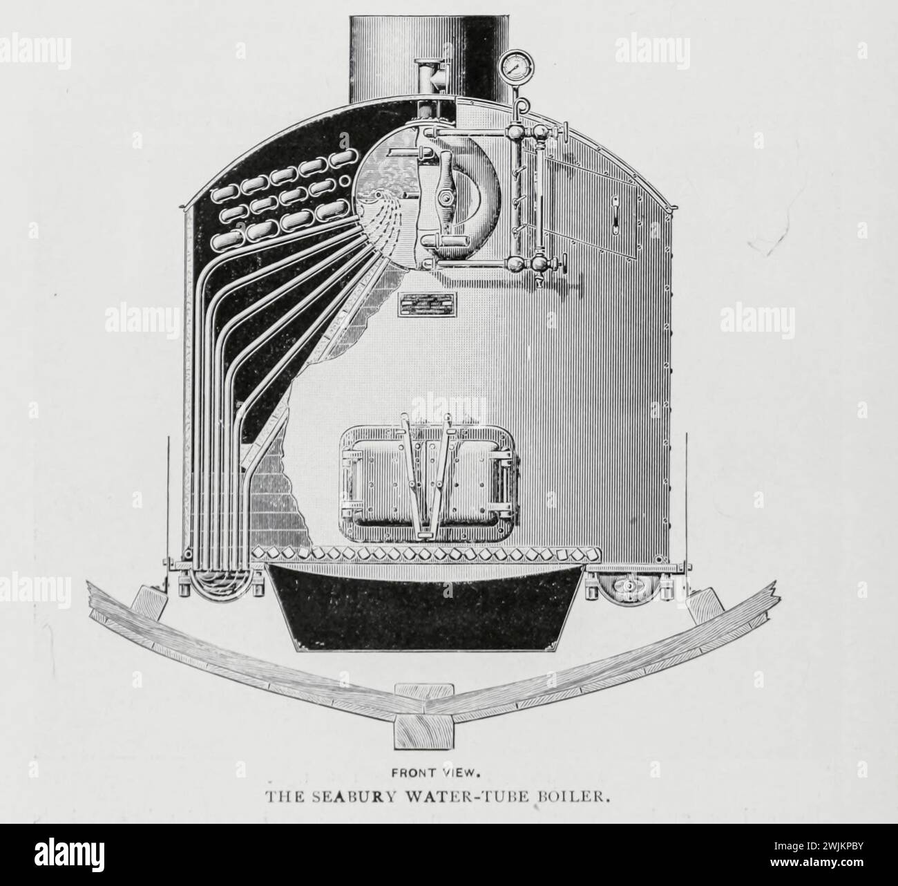 THE SEABUEY WATER-TUBE BOILER from the Article THE STATUS OF THE WATER ...