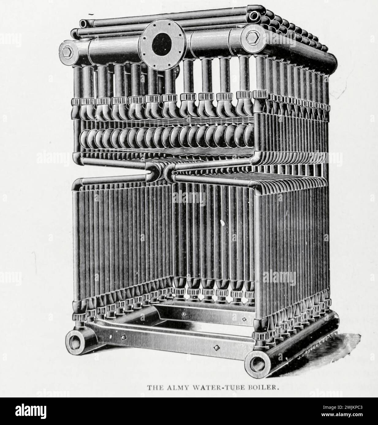 THE ALMY WATER-TUBE BOILER from the Article THE STATUS OF THE WATER ...
