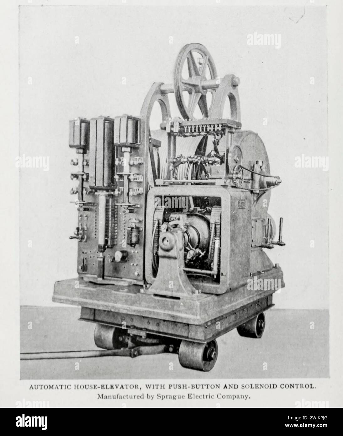 AUTOMATIC HOUSE ELEVATOR, WITH PUSH BUTTON AND SOLENOID CONTROL ...