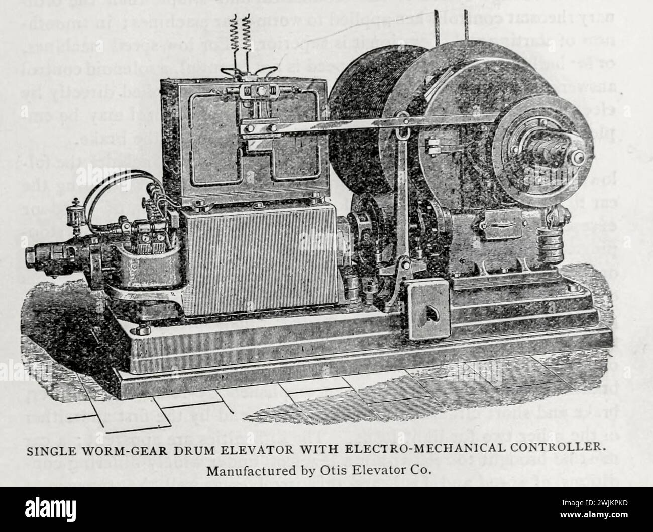 SINGLE WORM-GEAR DRUM ELEVATOR WITH ELECTRO-MECHANICAL CONTROLLER ...