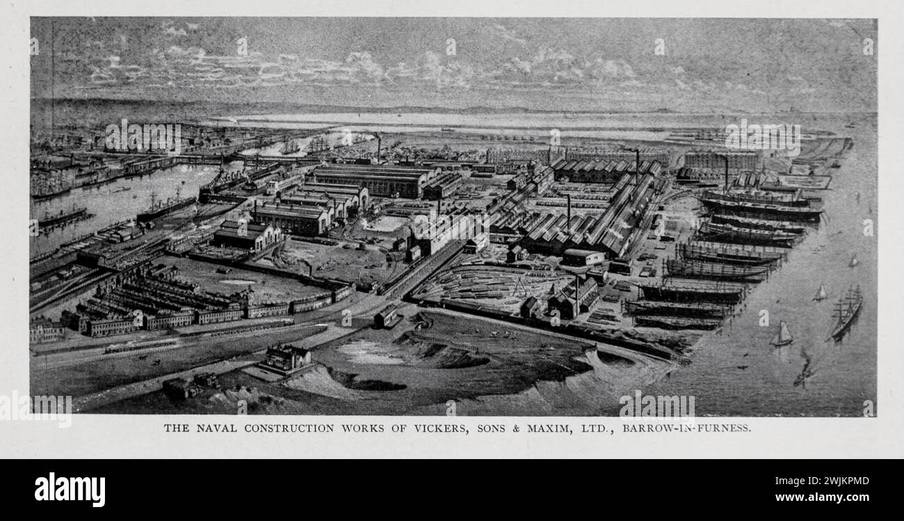 Naval Construction Works of Vickers, Sons & Maxim, Barrow-in-Furness ...